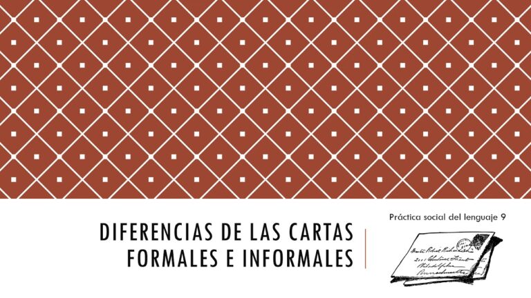 ¿En qué se diferencian las cartas formales de las informales? Guía ...